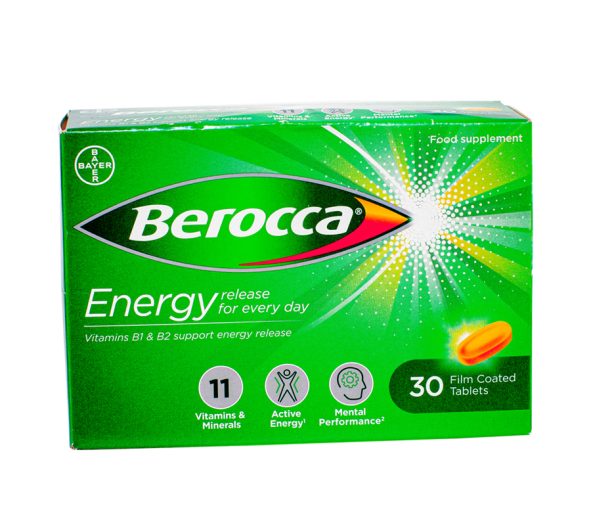 Berocca Energy Release Food Supplement- 30 Film Coated Tablets – Mopheth