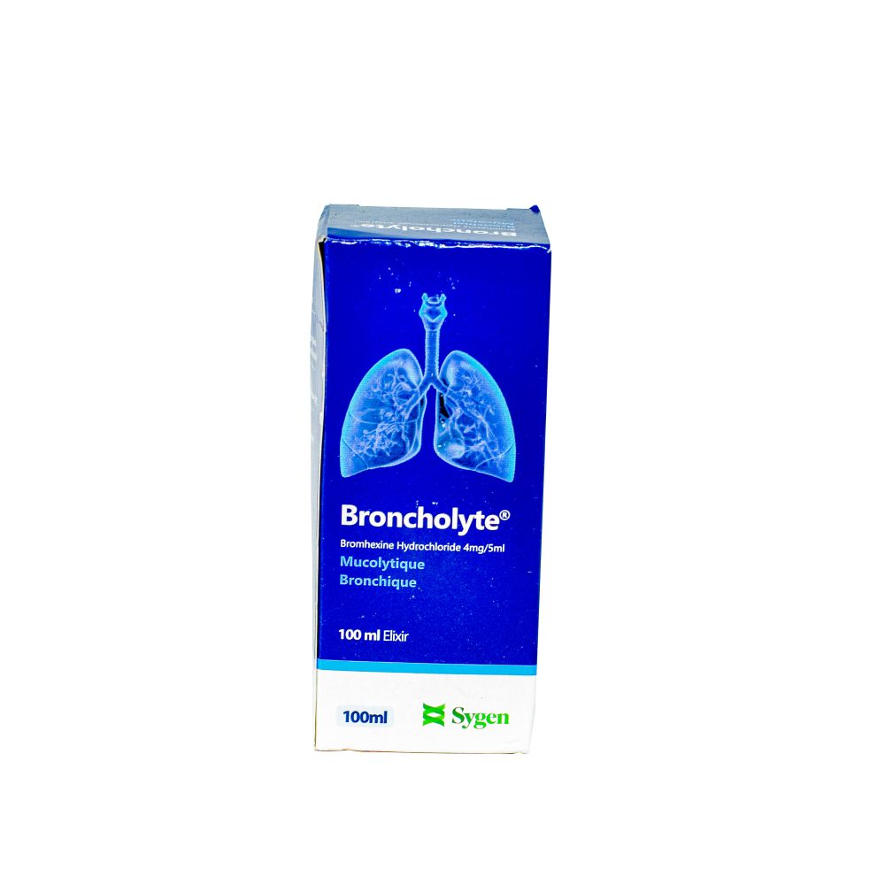 Broncholyte Syrup (Bromhexine Hydrochloride 4mg/5ml) 100ml – Mopheth