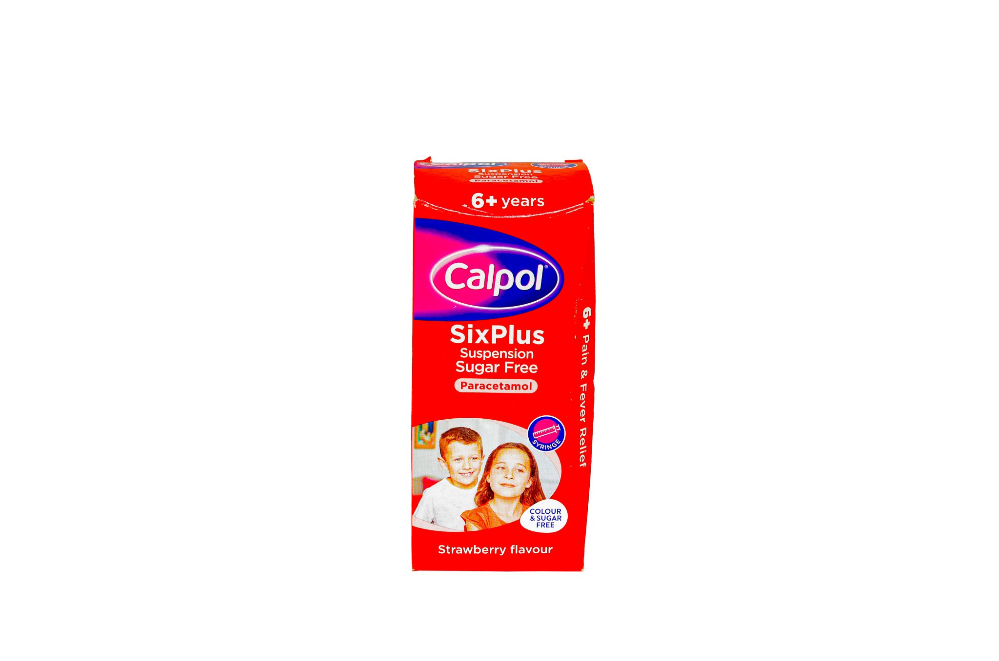Calpol Six Plus Years Children, Sugar Free Strawberry Flavoured ...