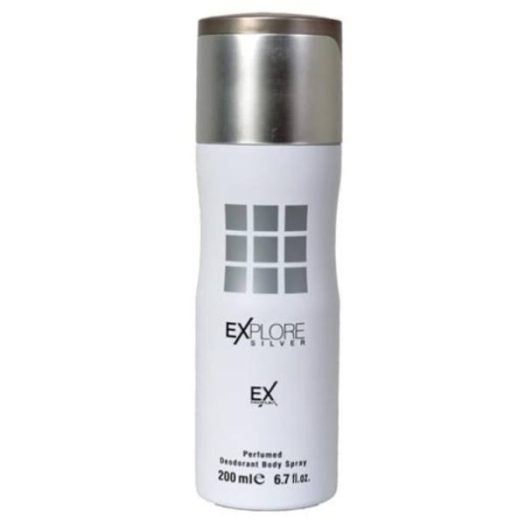 Explore Silver (200ml) Men Deodorant Perfumed Body Spray – Mopheth