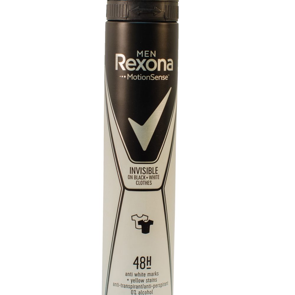 Rexona Men Invisible on Black+White Clothes, 48H MotionSense Anti ...