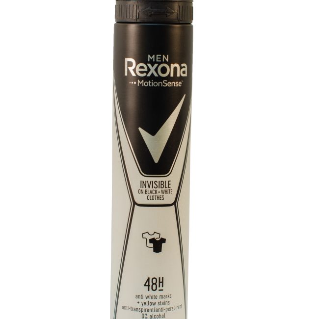 Rexona Men Invisible on Black+White Clothes, 48H MotionSense Anti ...