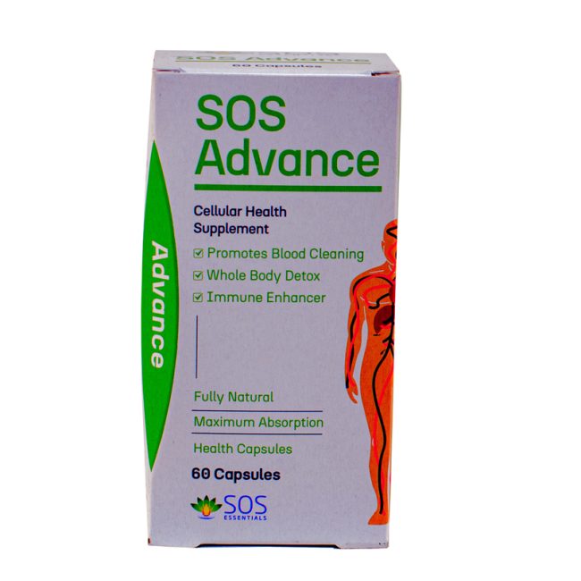 SOS Advance Cellular Health Supplement - 60 Capsules - Mopheth