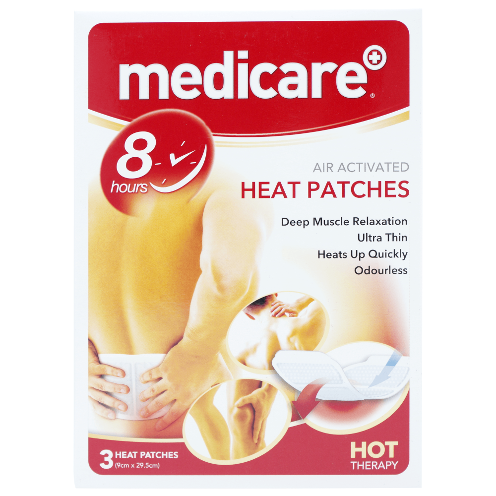Medicare 8h Air Activated Heat Patch for Muscles and Joint Aches – Mopheth