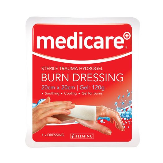 Medicare Sterile Trauma Hydrogel for Burn Dressing, 20cm x 20cm,120g ...