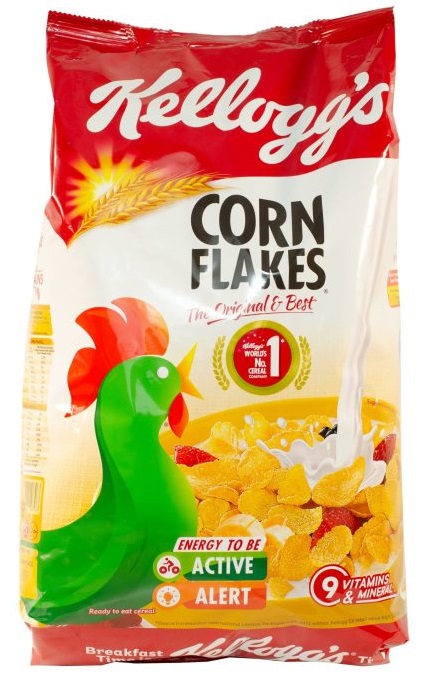 Kellogg's Corn Flakes Ready To Eat Sachet Refill Cereal, 900g ...