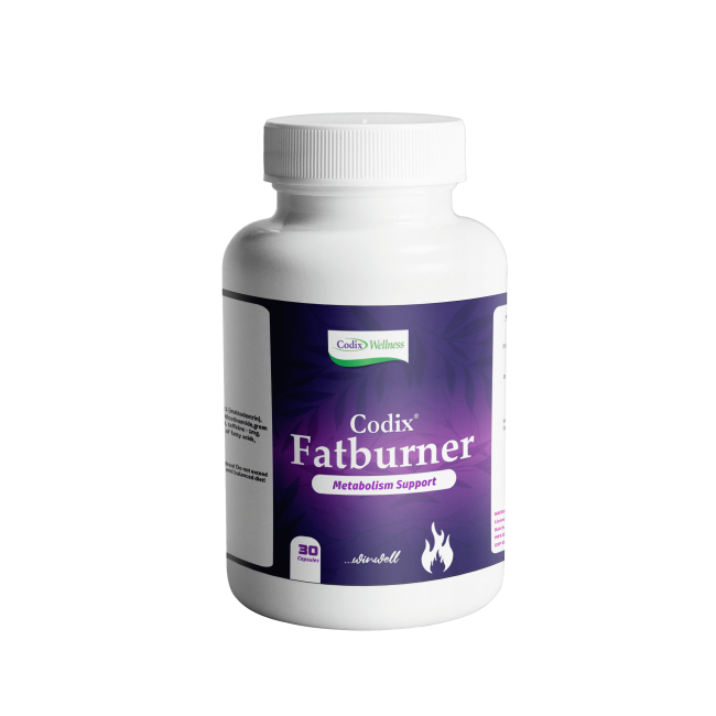 Codix Wellness Fat Burner Supplements for Metabolism Support, 30 ...